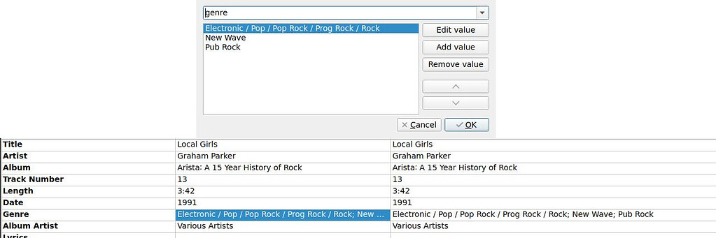 Multiple Genre Separators - MusicBrainz Picard - MetaBrainz Community ...