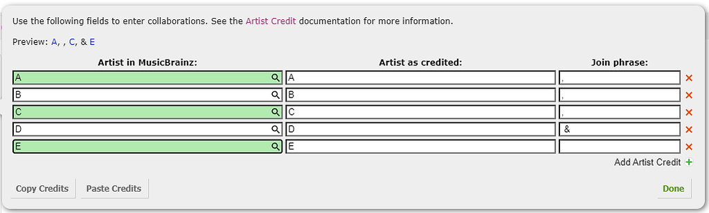 Artist join phrase when not specified - MusicBrainz - MetaBrainz ...