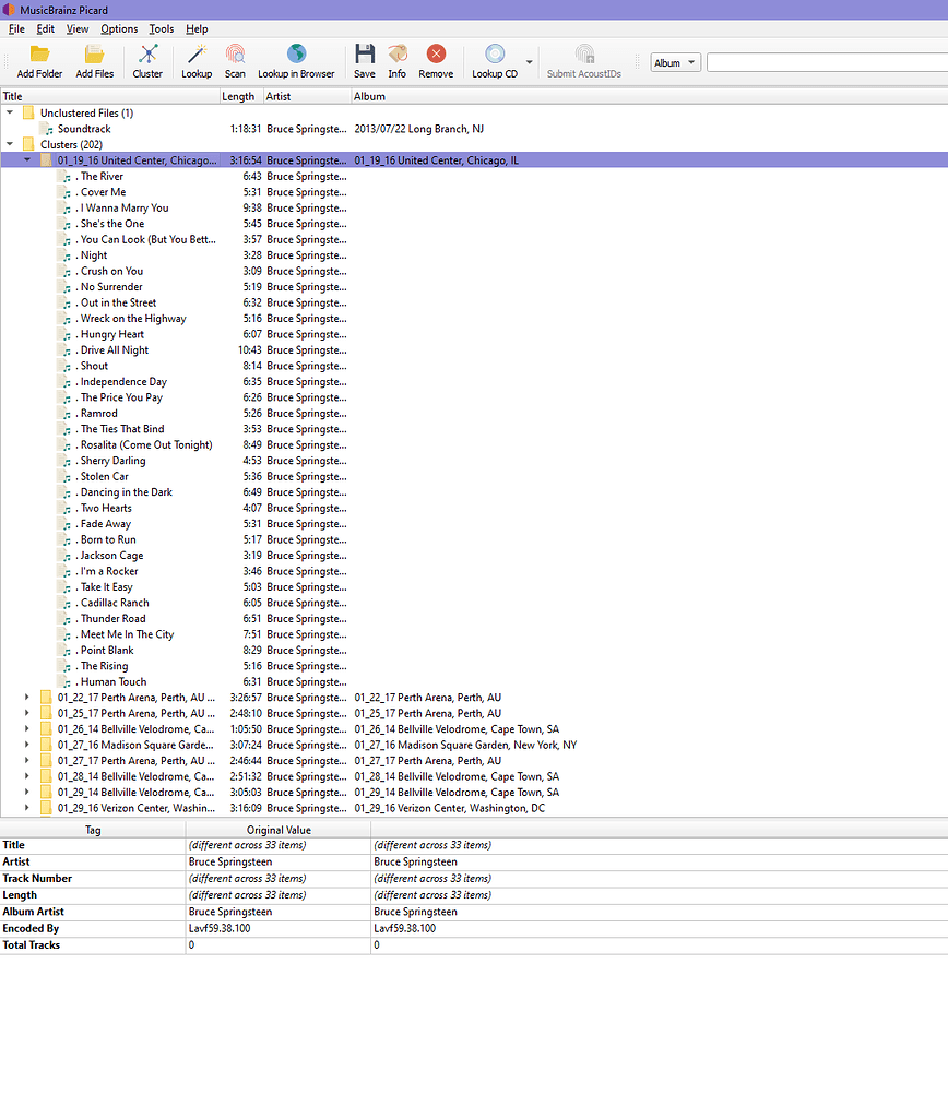 Use Folder name for Album name - MusicBrainz Picard - MetaBrainz Community Discourse