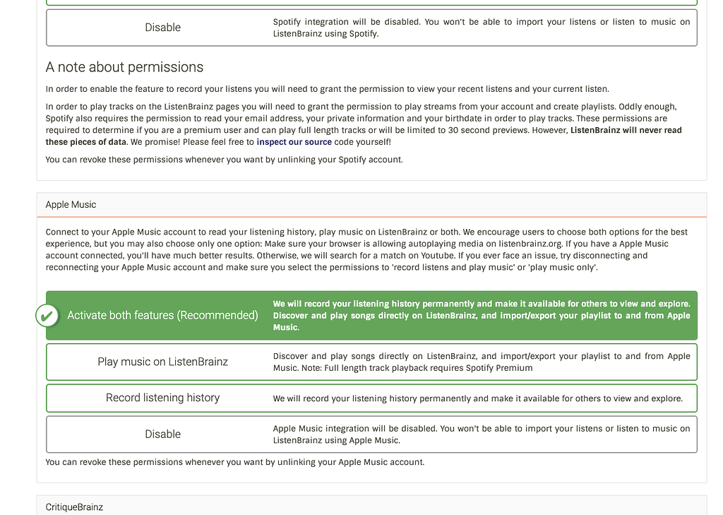 GSOC 2022: Integrate Apple Music services for recording listens and ...
